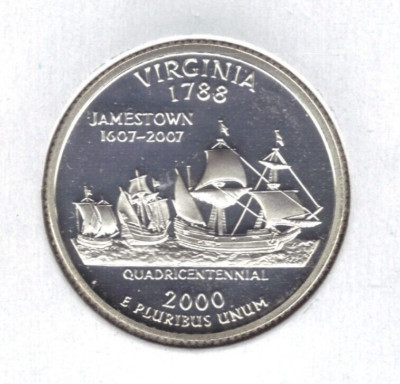 2000-S PROOF VIRGINIA STATE QUARTER | eBay