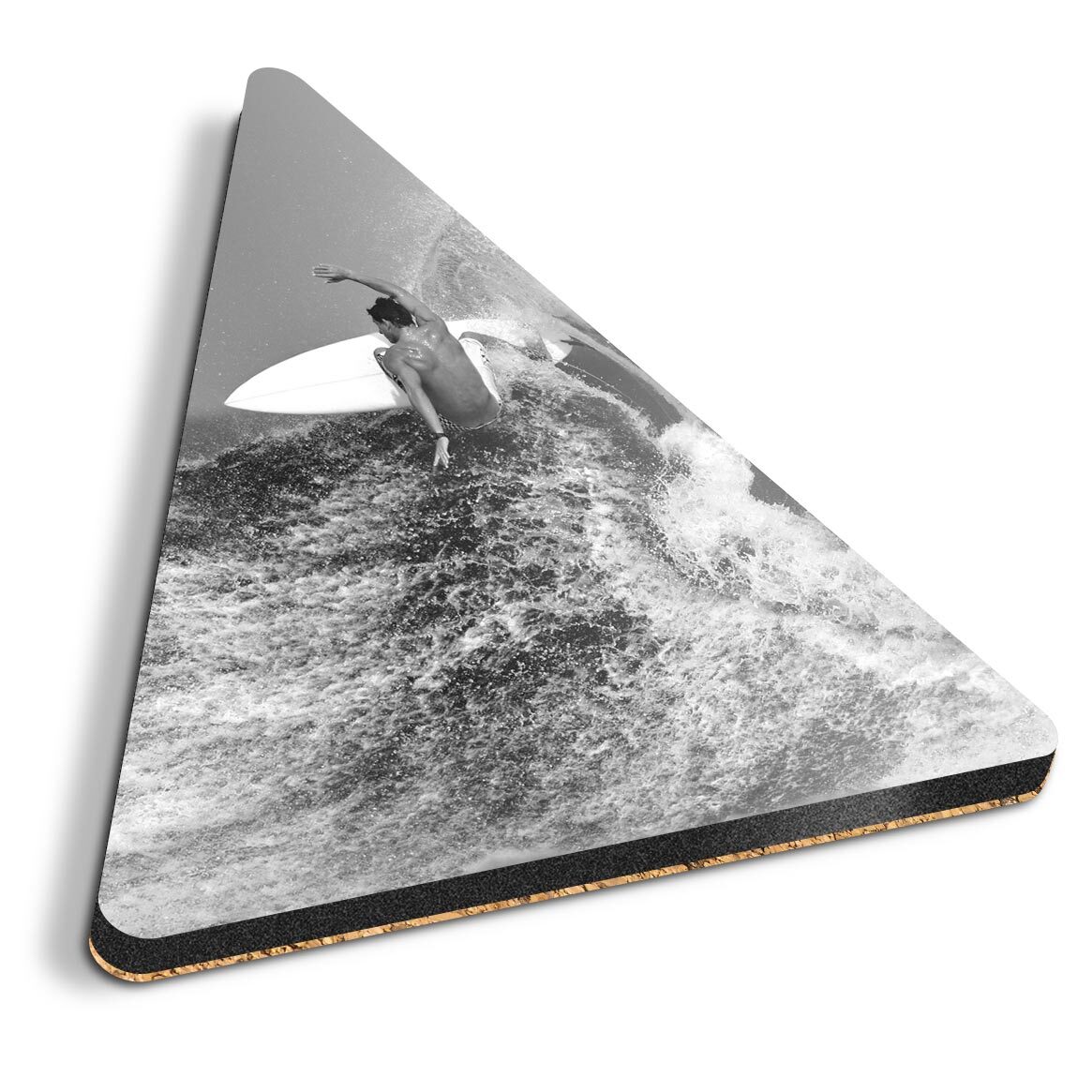 1x Triangle Coaster - BW - Surfer Guy Surfing Wave Ocean #40827 | eBay