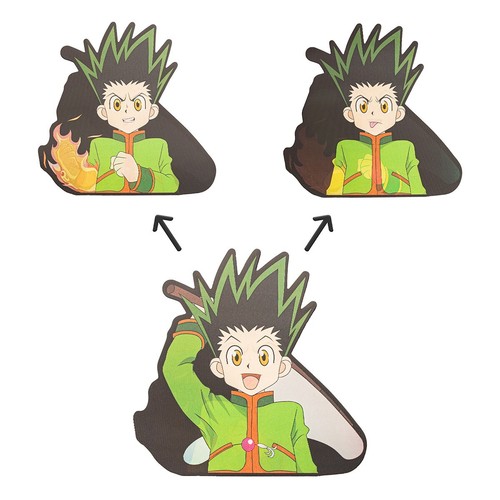 Anime Peeker Wall Art Hunter × Hunter Decor Rookie Gon Freecss Decal ...