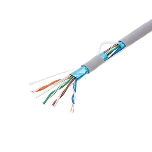 1000ft Cat5e Solid 24awg Shielded Cable Ftp Cat5 Bulk Pull Box Network ...
