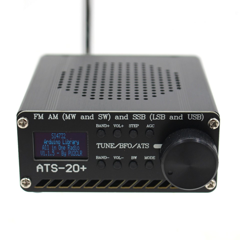 New ATS-20+ Plus ATS20 V2 SI4732 Radio Receiver FM AM (MW & SW) SSB ...
