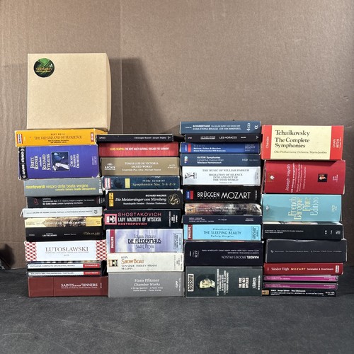 LOT OF OPERA CLASSICAL BOX SET HANDEL STRAUSS SCHUBERT CD WHOLESALE ...