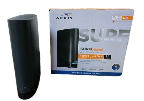 ARRIS Surfboard G36 DOCSIS 3.1 Multi-Gigabit Cable Modem & AX3000 Wi-Fi ...