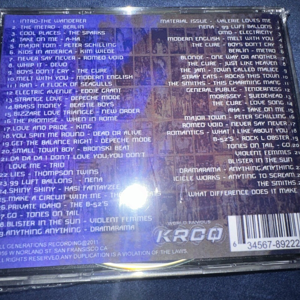 World Famous KROQ Non Stop Hits CD Double CD Album Swapmeet Mixtape-DJ ...