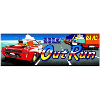 Outrun Arcade Marquee High Quality Translite 8”x23.5” | eBay