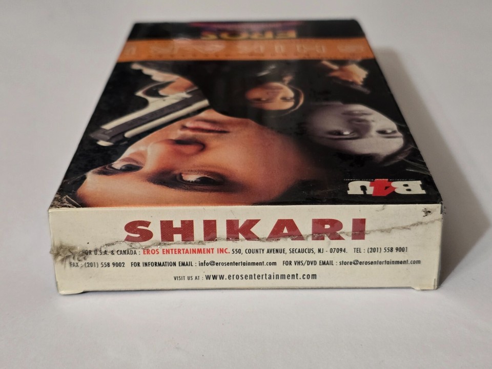 SHIKARI SEALED VHS BOLLYWOOD MOVIE N CHANDRA HINDI THRILLER INDIAN VTG ...