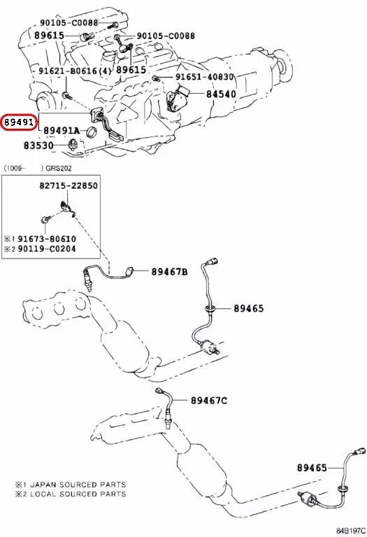 TOYOTA LEXUS Genuine Sensor, Engine Oil Level 89491-30061 OEM JDM | eBay