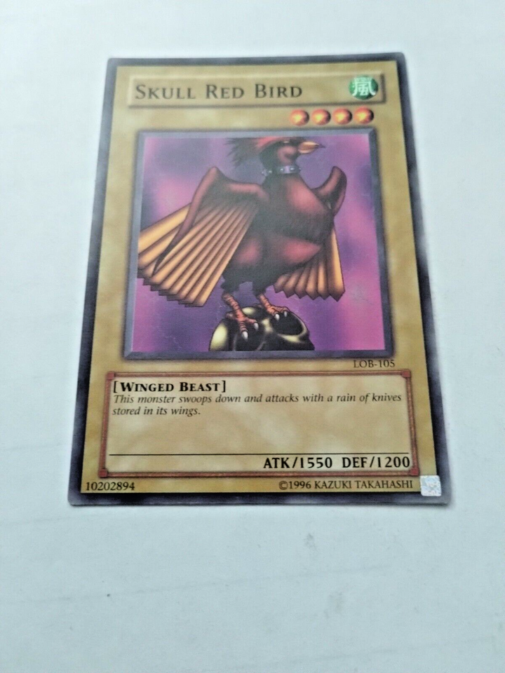 Yu-Gi-Oh! Skull Red Bird Legend of Blue Eyes White Dragon LOB-105 ...