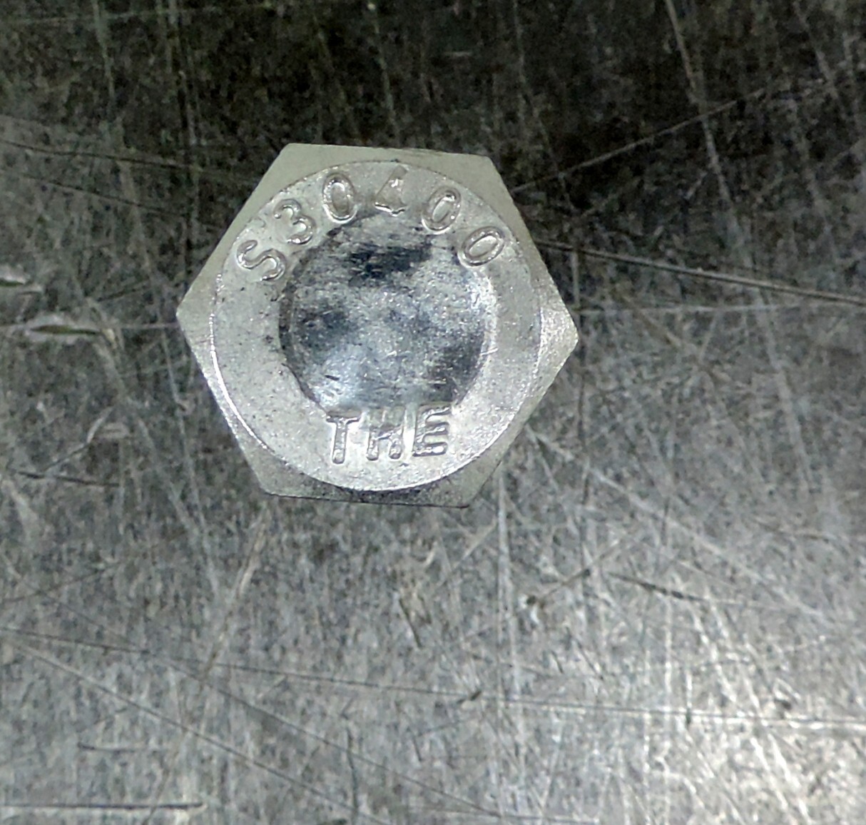 THE S30400 1/2" X 2" Hex Head Stainless Steel Bolt Course Lot of Forty ...