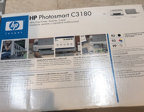 HP Photosmart C3180 All in One Inkjet Printer Q8160A for sale online | eBay