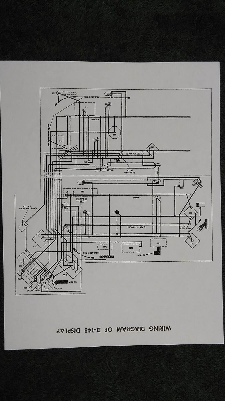 LIONEL D-148 DEALER DISPLAY 8' x 8' "O" OPERATING LAYOUT INSTRUCTION ...
