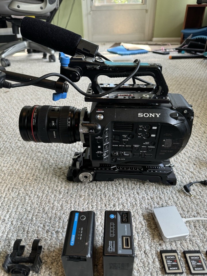 Sony PXW-FS7M2 4k XDCAM Camcorder - Black - NO LENS Or Shoulder Rig ...