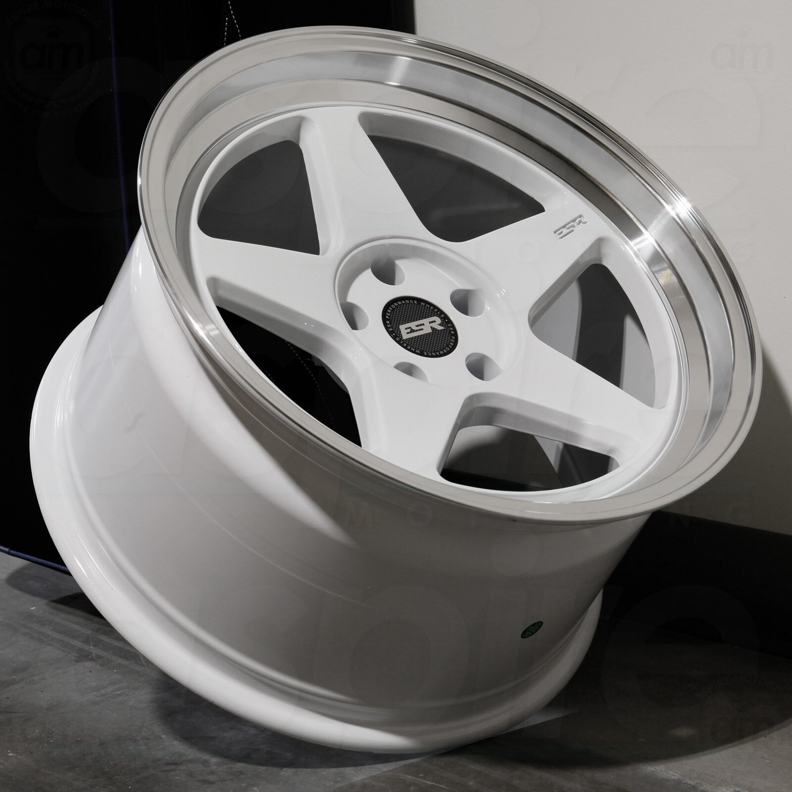 18x9.5 White Wheels ESR CR5 5x114.3 35 (Set of 4) 72.56 | eBay