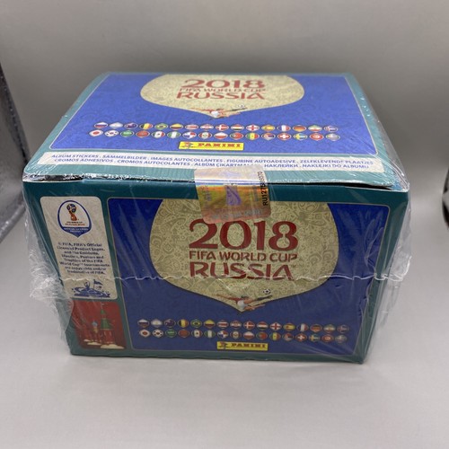 Panini RUSSIA World Cup 2018 FIFA Pink Back 104 Packs Sticker Box New ...