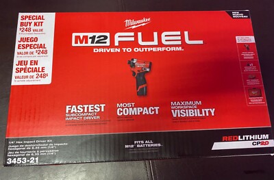 M12 Fuel Surge 12-Volt Lithium-Ion Brushless Cordless 1/4” Hex Impact ...
