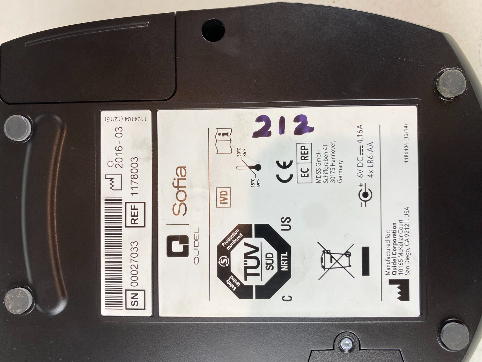 Quidel 1178002 Sofia Immunoassay Analyzer for sale online | eBay