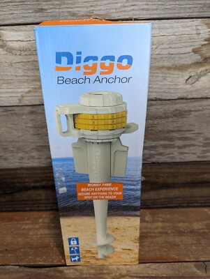 Diggo Beach Sand Anchor All In One - Beach Lock beach Umbrella Anchor ...