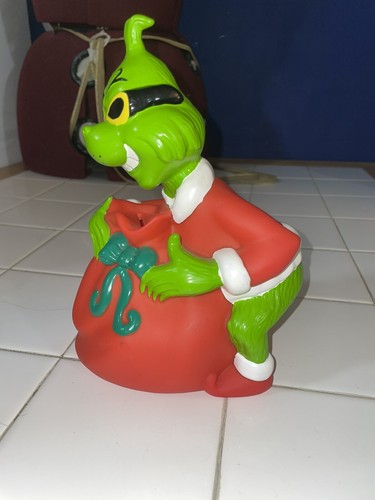 Vintage 2000 Universal Movie Dr. Seuss’s Grinch Stole Christmas Plastic ...