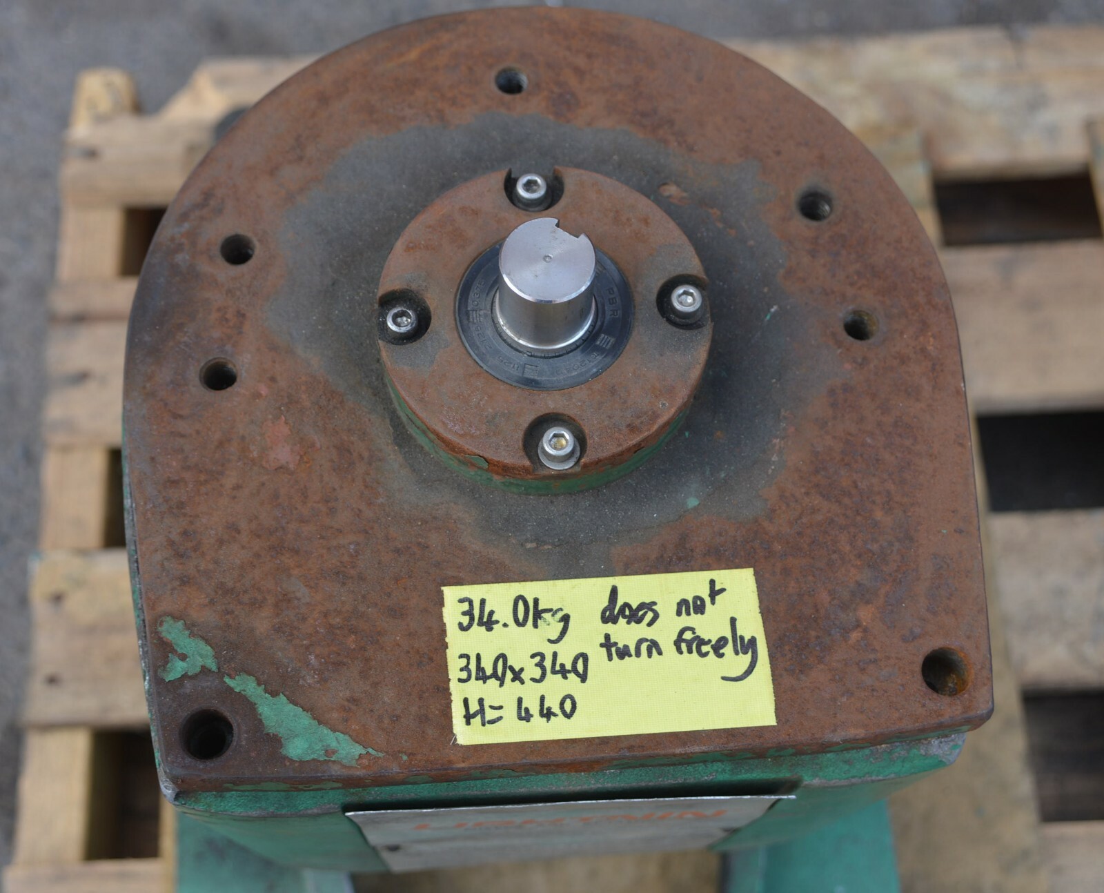 LIGHTNIN tank agitator mixer gearbox model NLDG-300X - FOR PARTS NOT ...