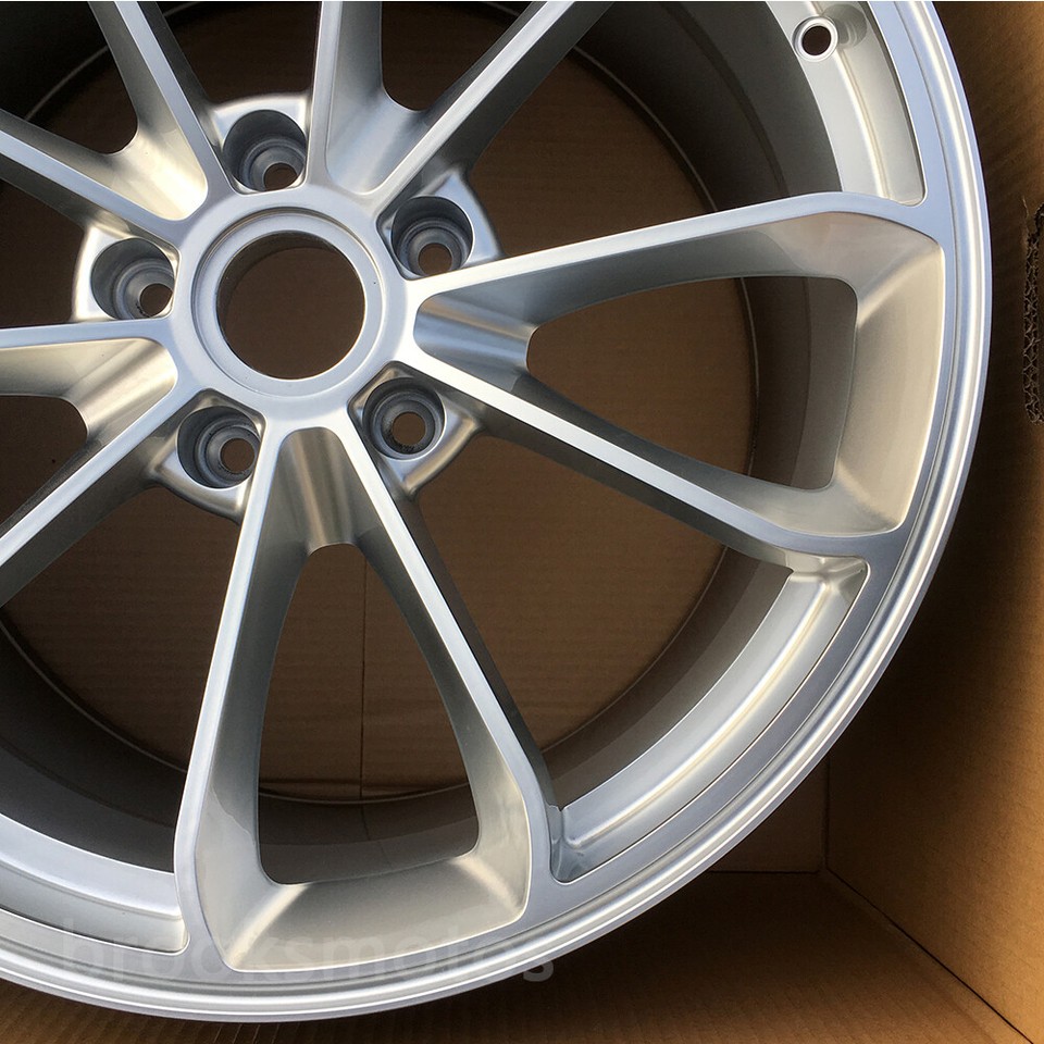 18" HYPER SILVER GT3 FORGED WHEELS RIMS FIT PORSCHE 911 996 C4S 18X8.5 ...