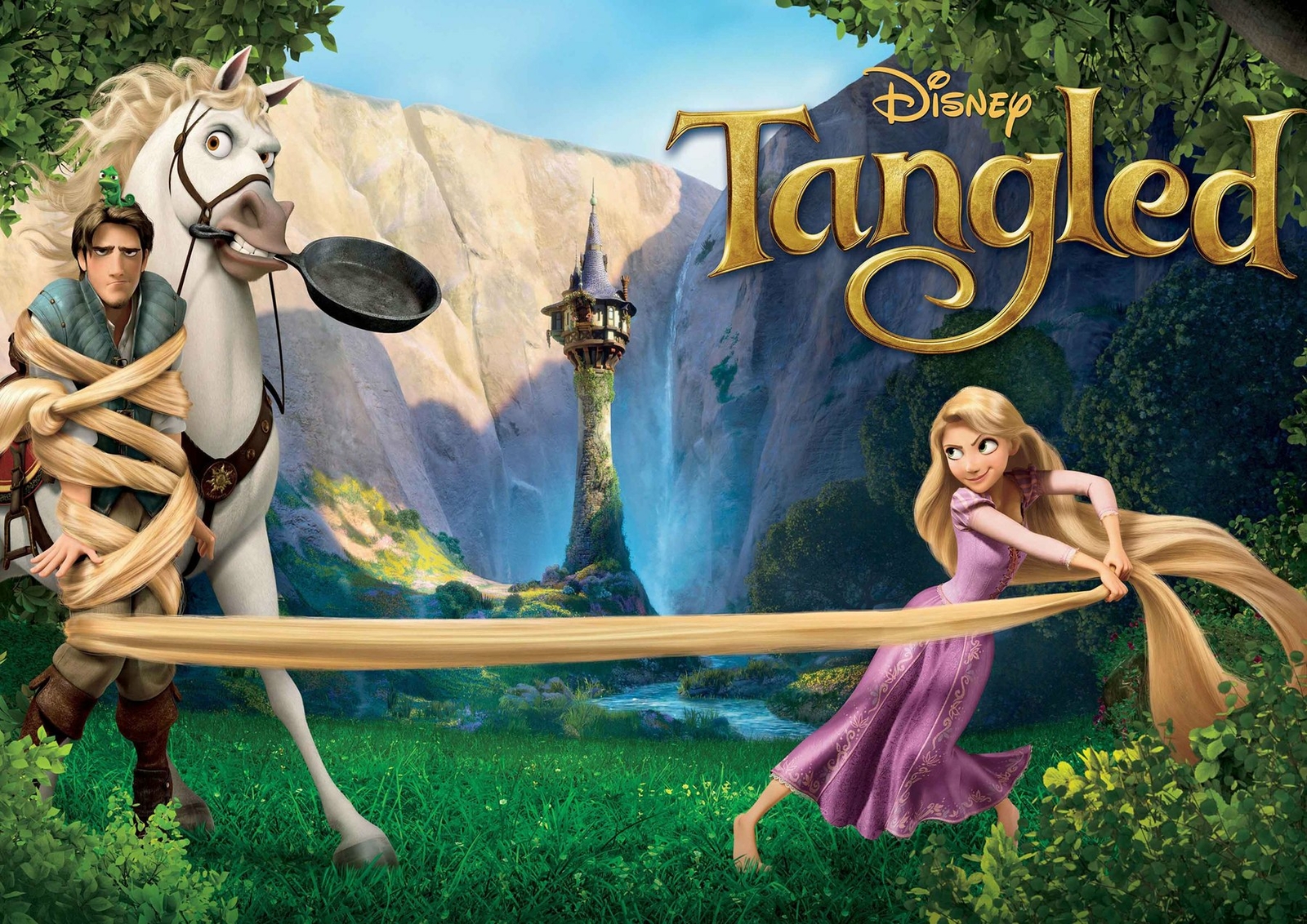 DISNEY TANGLED RAPUNZEL ANIMATION POSTER PICTURE PRINT Sizes A5 to A0 ...