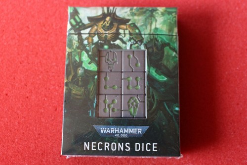 Games Workshop Warhammer 40k Necrons Dice BNIB Necron D6 Set Sealed ...