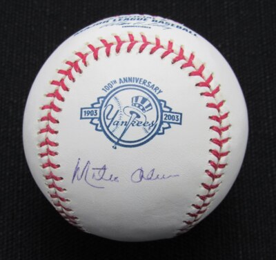 Matty Alou Signed/Auto Yankees 100th OML Baseball JSA 186862 | eBay
