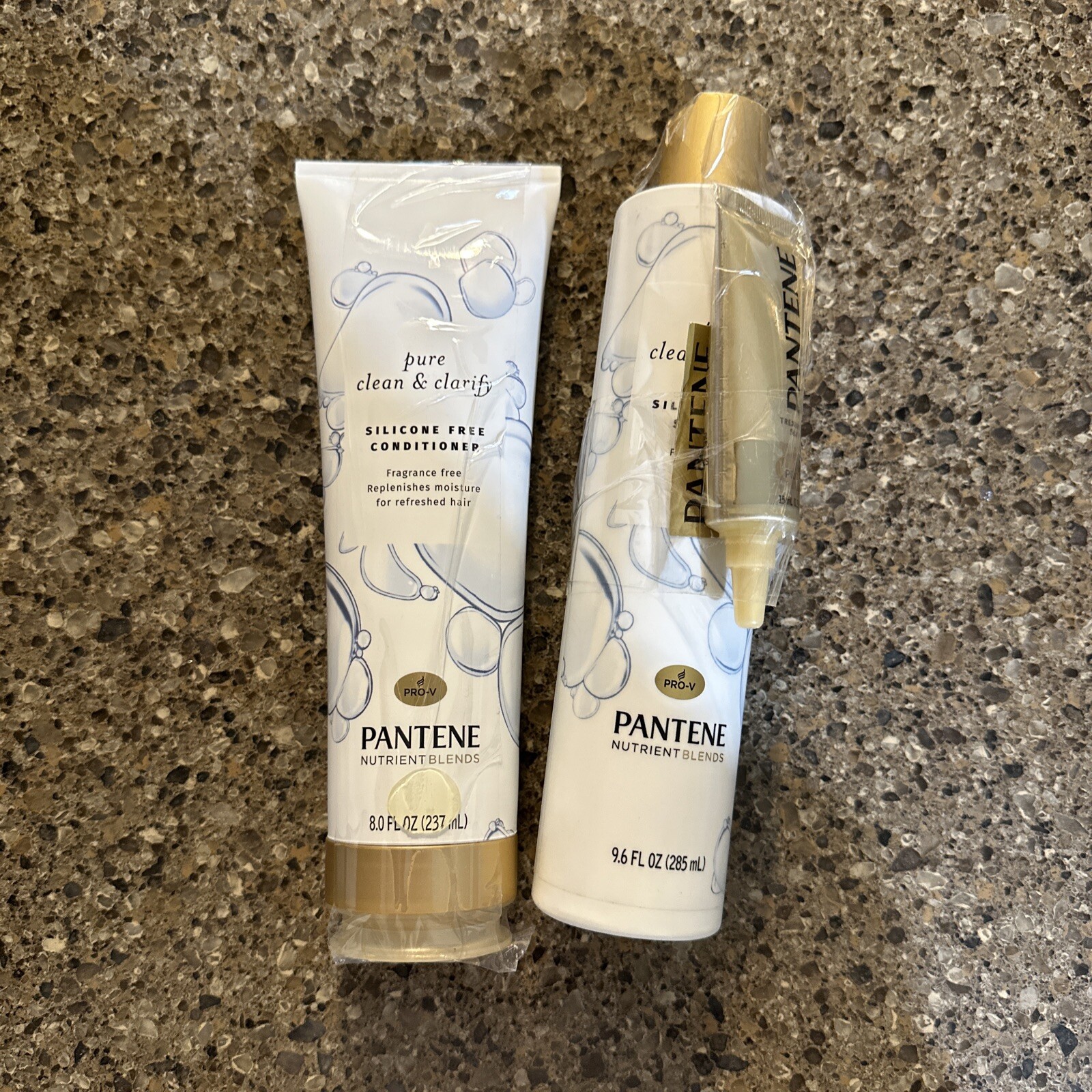 Pantene Shampoo and Conditioner Set Pure Clean & Clarify plus Hair Mask ...