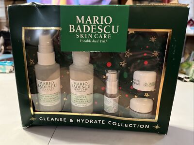 Mario Badescu Cleanse & Hydrate 5 Piece Kit, Skincare Gift Set | eBay