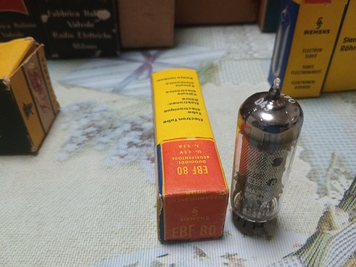 RADIO D'EPOCA VALVOLA EBF80 SIEMENS | eBay