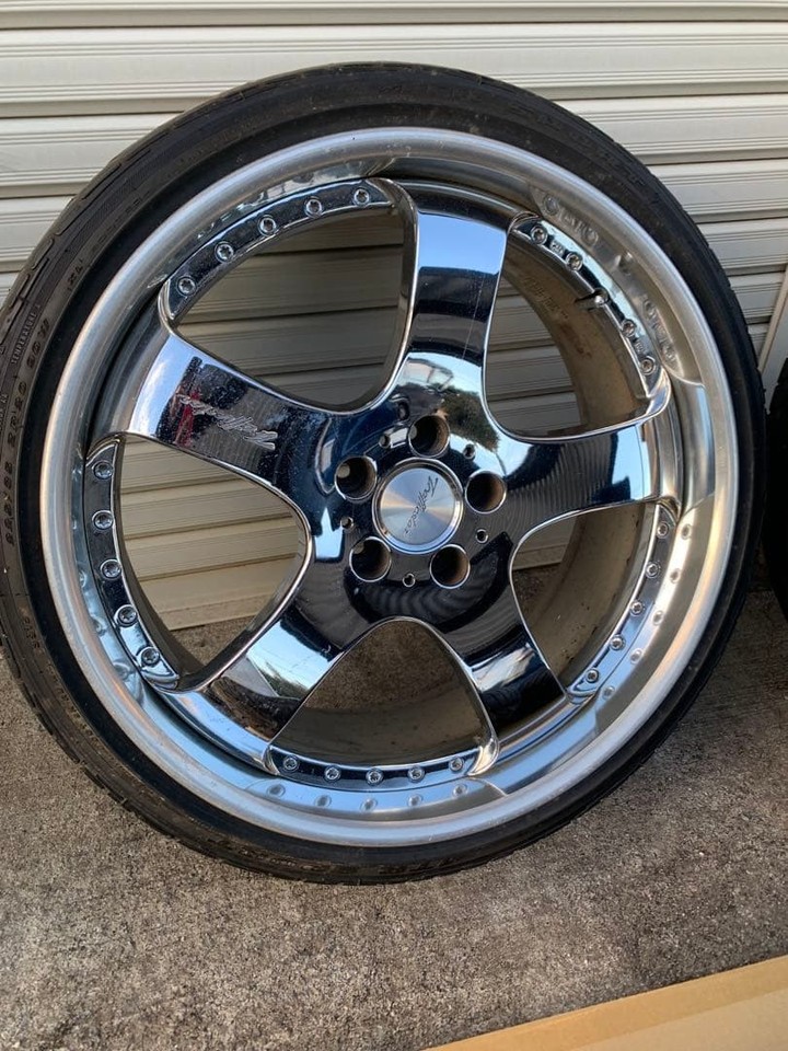 JDM Traffic Star DTS 20-inch Chrome Wheels Sedan Crown No Tires | eBay