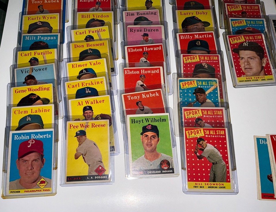 1958 Topps Baseball Set Builders Card LOT (109) Total Yankees Stars | eBay