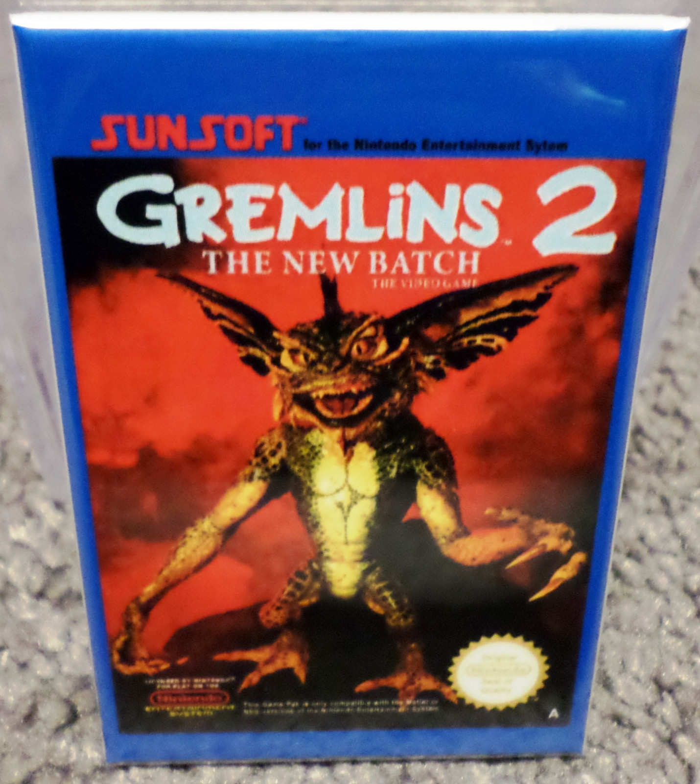 Gremlins 2 Nintendo NES Vintage Game Box 2"x3" Fridge Locker MAGNET | eBay