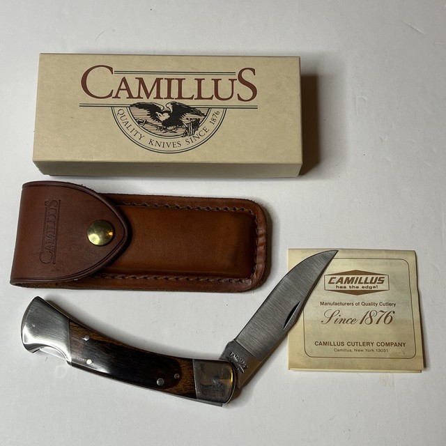 Camillus 886 Lockback Knife Original Sheath Box Leaflet Made in NY USA Ship for sale online | eBay