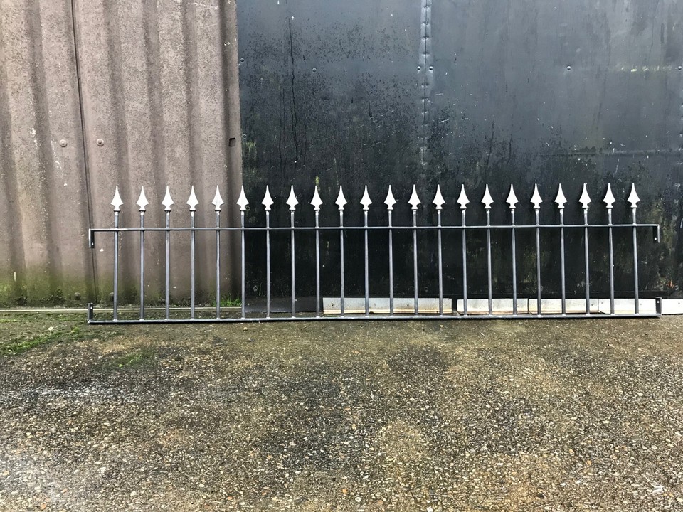 Wrought Iron Railings Ornate Metal Steel Gate Fencing Estate Heavy Duty ...