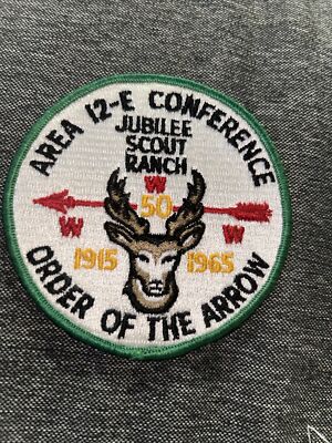 1915-1965 OA Conclave Area 12-E Conference Jubilee Scout Ranch Boy ...