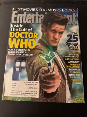 August 2012 Entertainment Weekly Magazine Doctor Who Matt Smith Issue ...