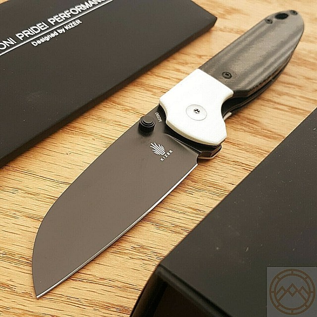 Kizer Cutlery V3575A2 Deviant 3.25" M390 Blade Black Handle Folding ...