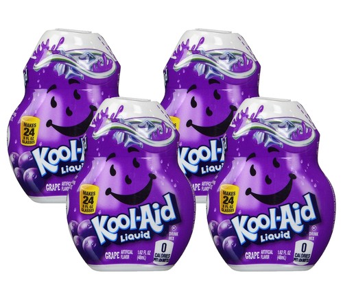 Kool-Aid Liquid Drink Mix, Grape, 1.62 FL OZ (4) 7501943476837| eBay