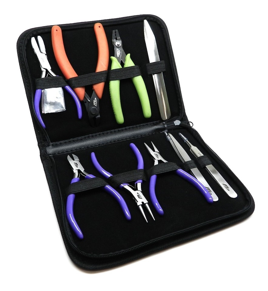 SUPERIOR BEADER’S Tool Kit Jewelry Making Beading Tools Set of 9 Bead ...