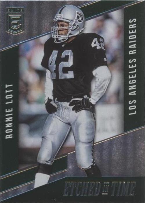 2016 Donruss Elite - Etched in Time Ronnie Lott #ET-RL Green for sale ...