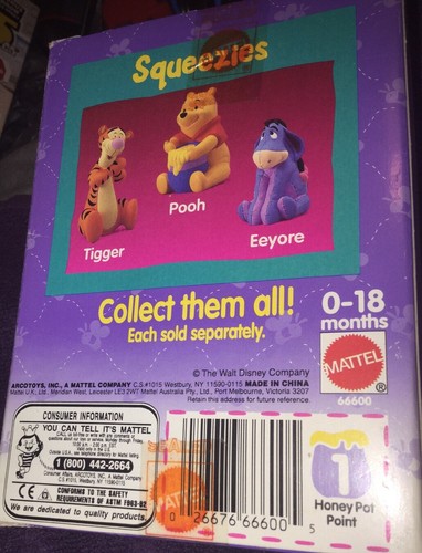 Disney Mattel Pooh Squeezie 0-18 Months Tigger - New Rare - Hills | eBay