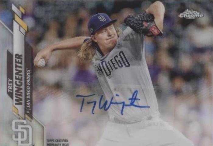 2020 Topps Chrome Update Series - Target Autographs Trey Wingenter #USA ...