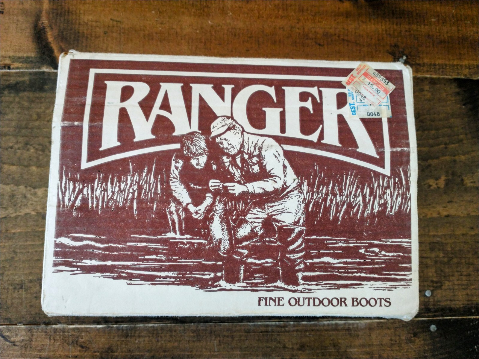 Vintage Ranger Stocking Foot Waders BOX ONLY Made In … - Gem