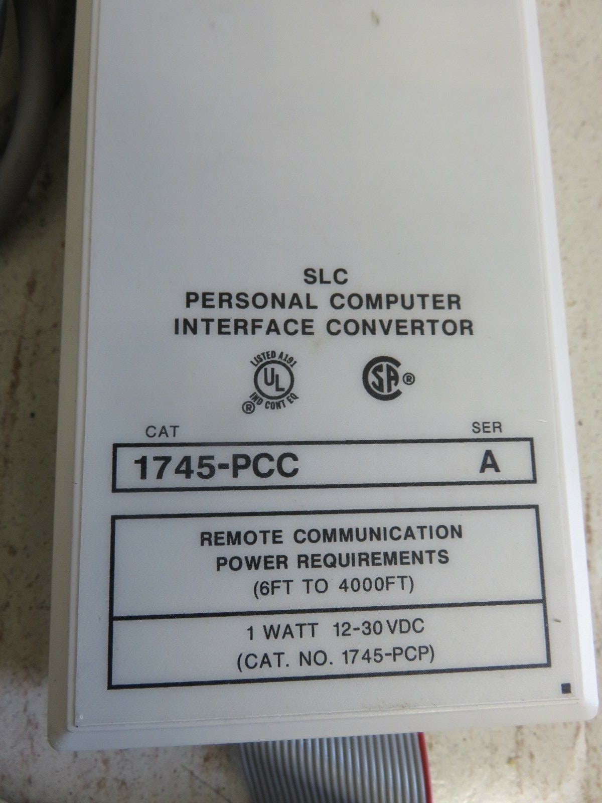 Allen-Bradley 1745-PCC (1745PCC) Industrial Control System | eBay