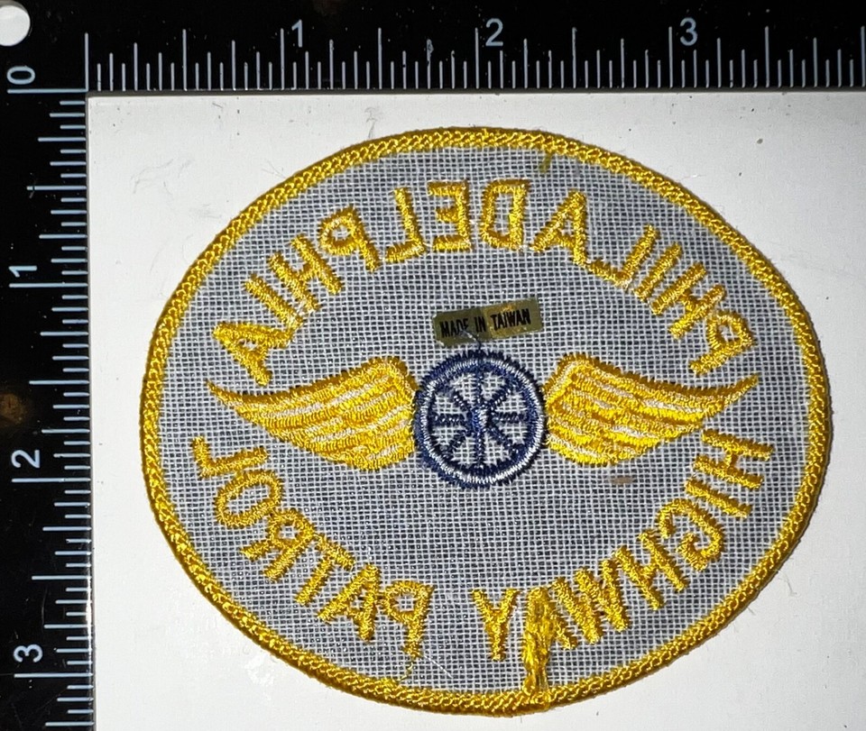 VINTAGE OBSOLETE Philadelphia Pennsylvania PA Highway Patrol Patch | eBay
