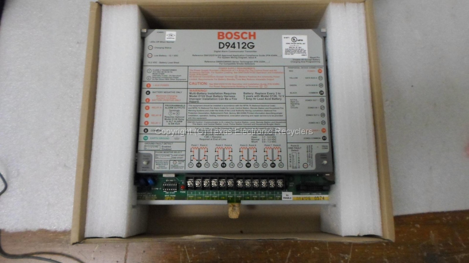 Bosch D9412G Digital Alarm Communicator Transmitter | eBay