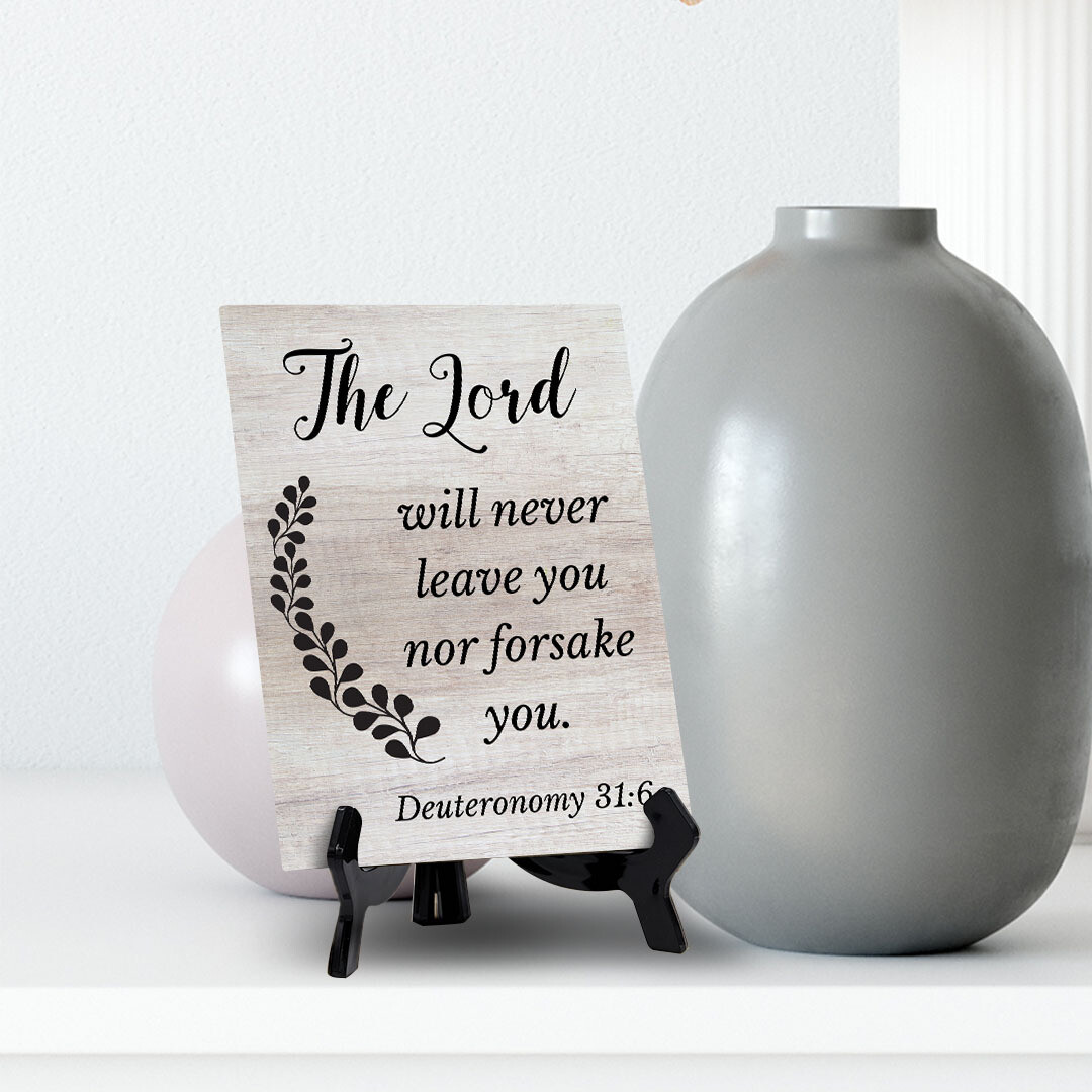 I Will Never Leave U Nor Forsake You Bible Verse on Sale ...