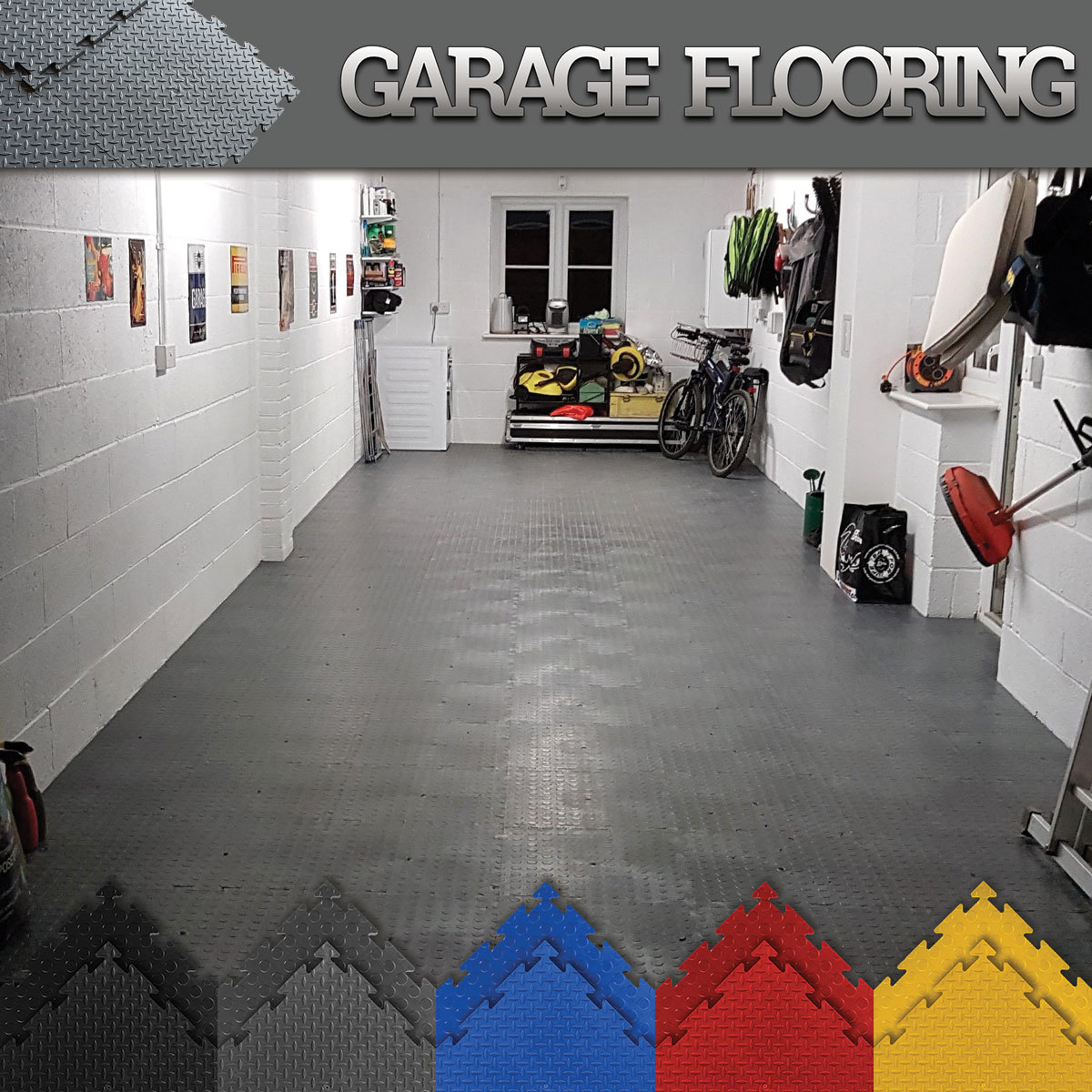 Interlocking Vinyl Floor Tiles Garage | Floor Roma
