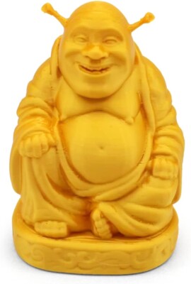 Shrek Buddha Figurine Statue 3D Printed 5INCH Gold | eBay
